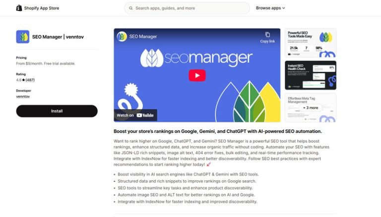 The 7 Best Shopify SEO Apps 2026 (Tried & Tested) - EcommerceGold